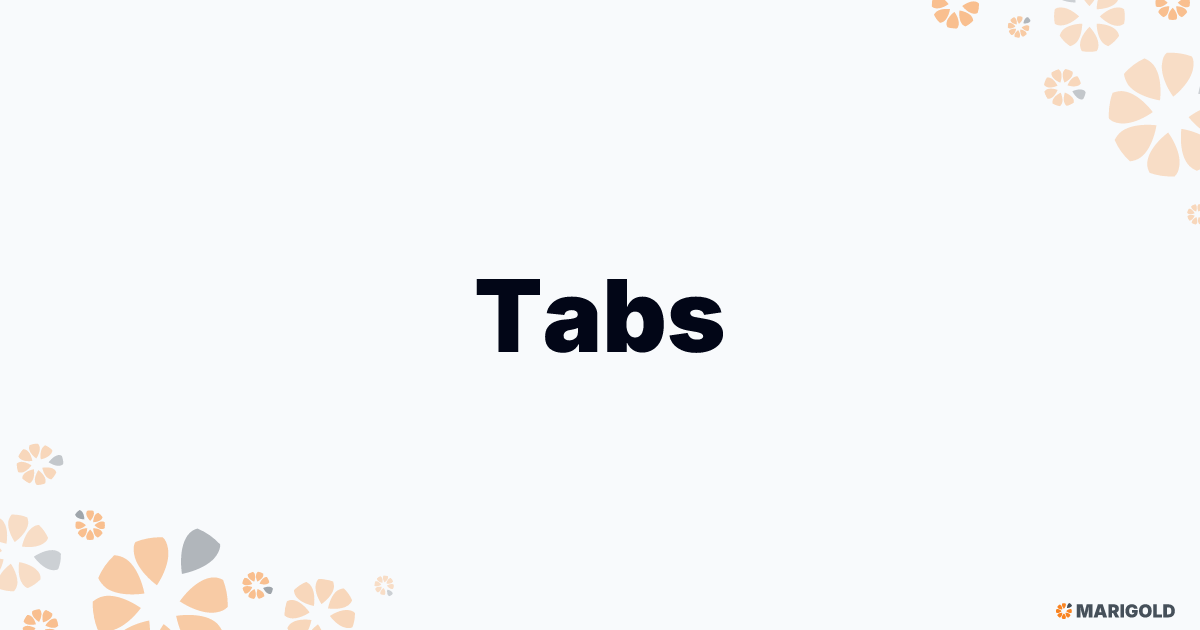 Tabs